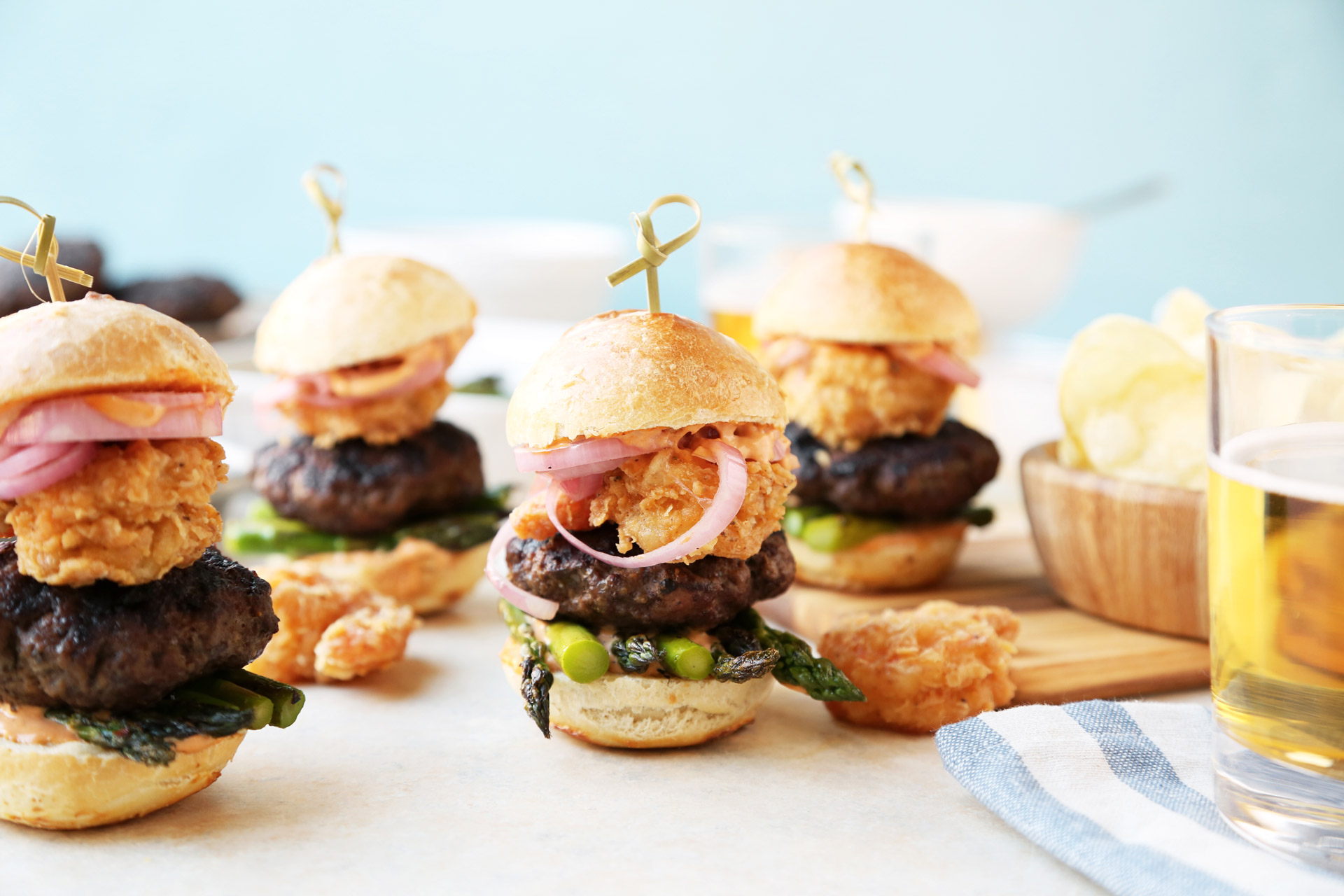 Surf 'n' Turf Sliders - Jonathan Melendez