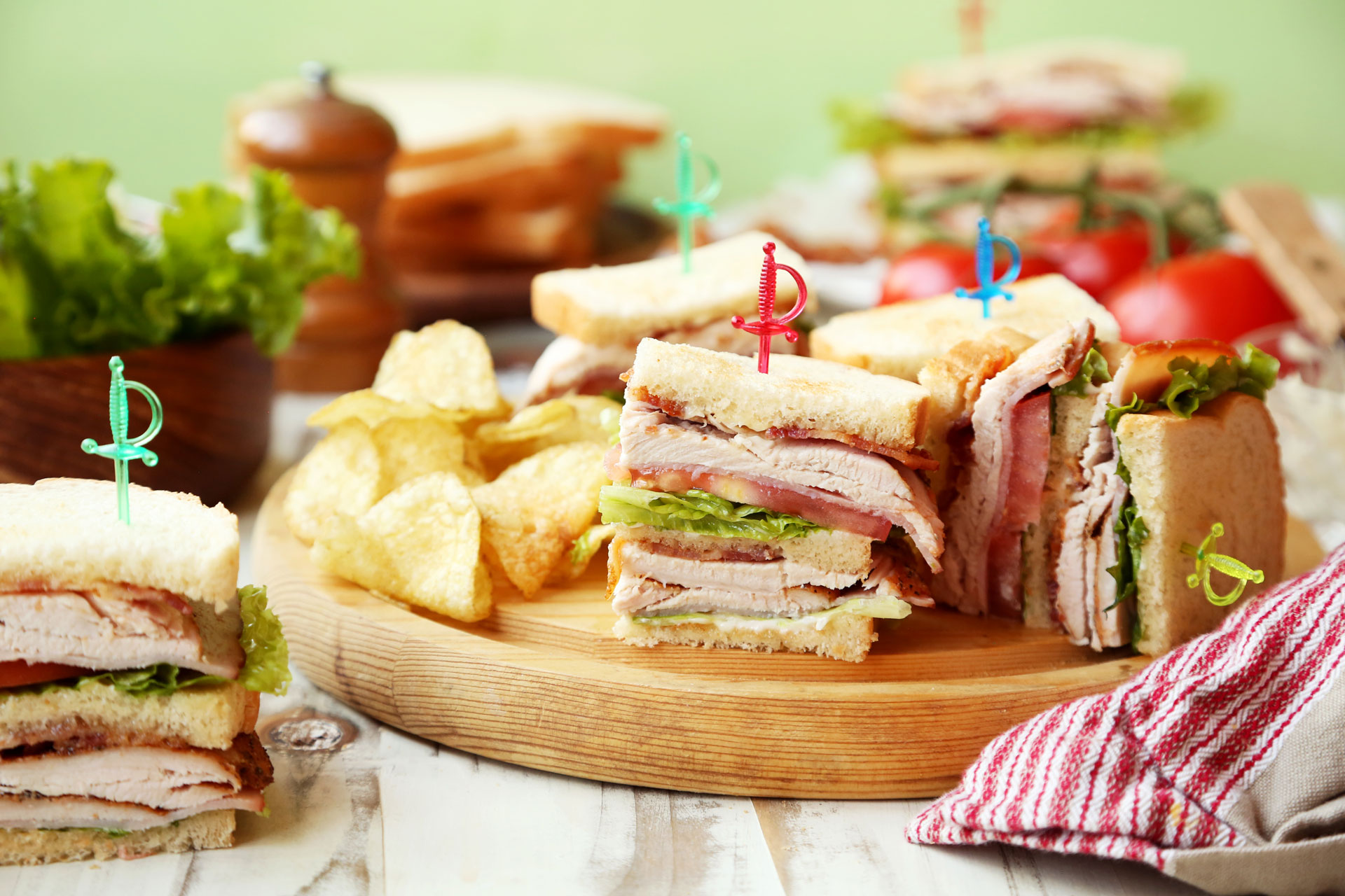 Classic Turkey Club Sandwich - Jonathan Melendez