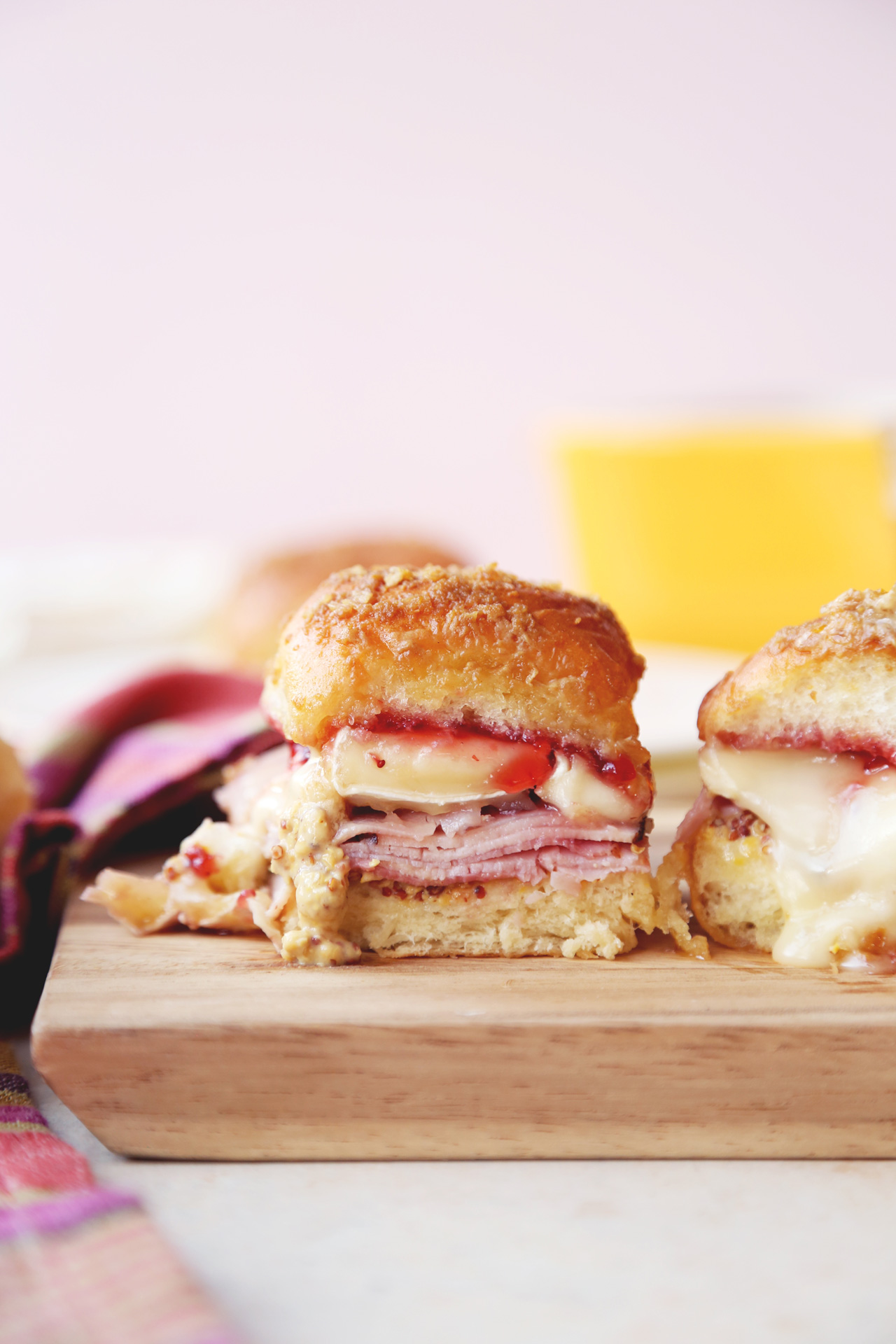 Mini Baked Ham and Brie Sandwiches - Jonathan Melendez