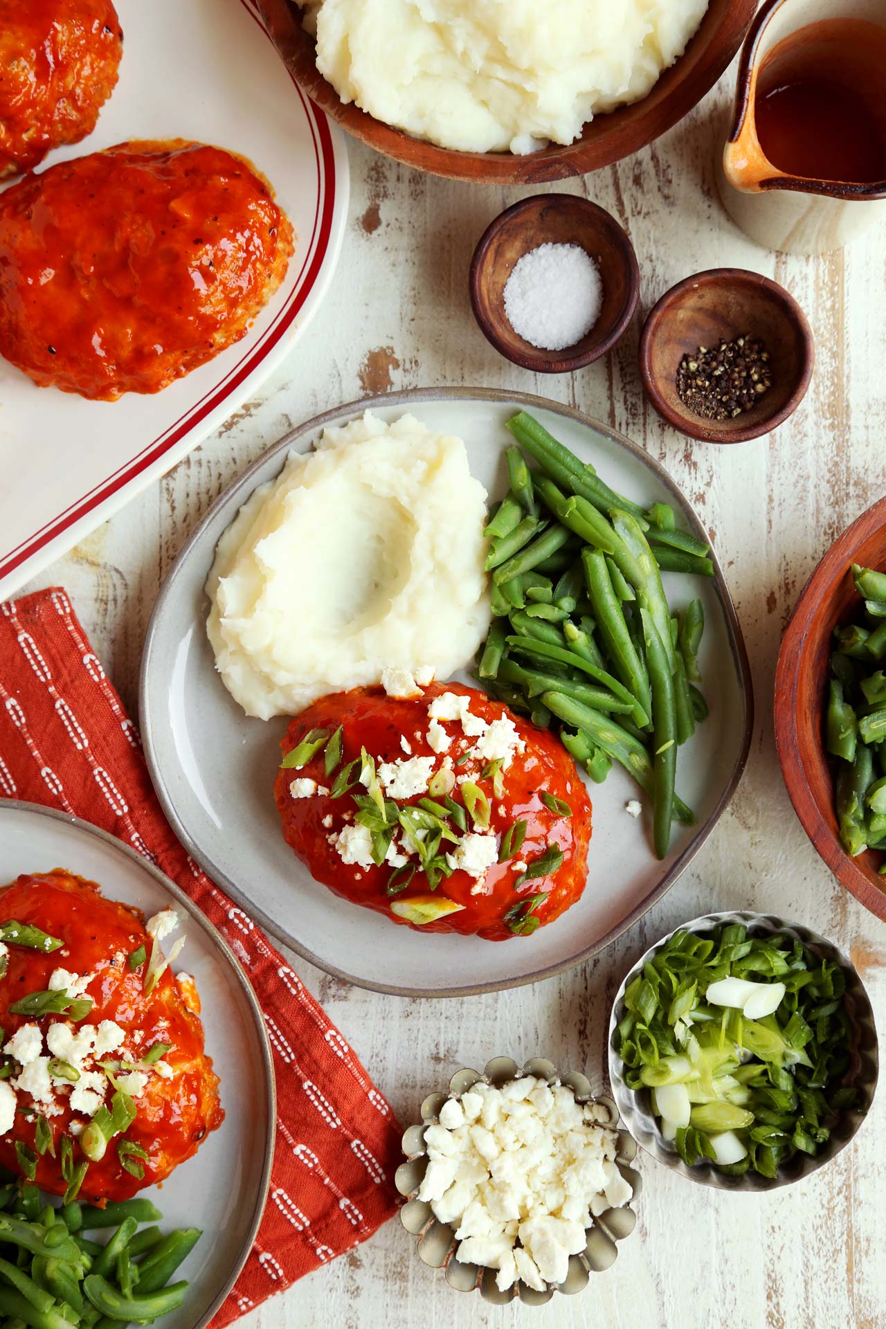 Buffalo Chicken Meatloaves - Jonathan Melendez