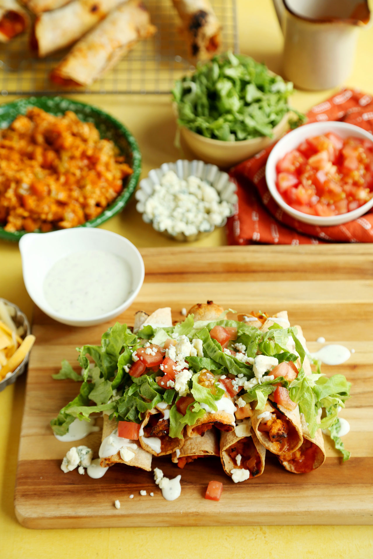 Buffalo Chicken Taquitos - Jonathan Melendez