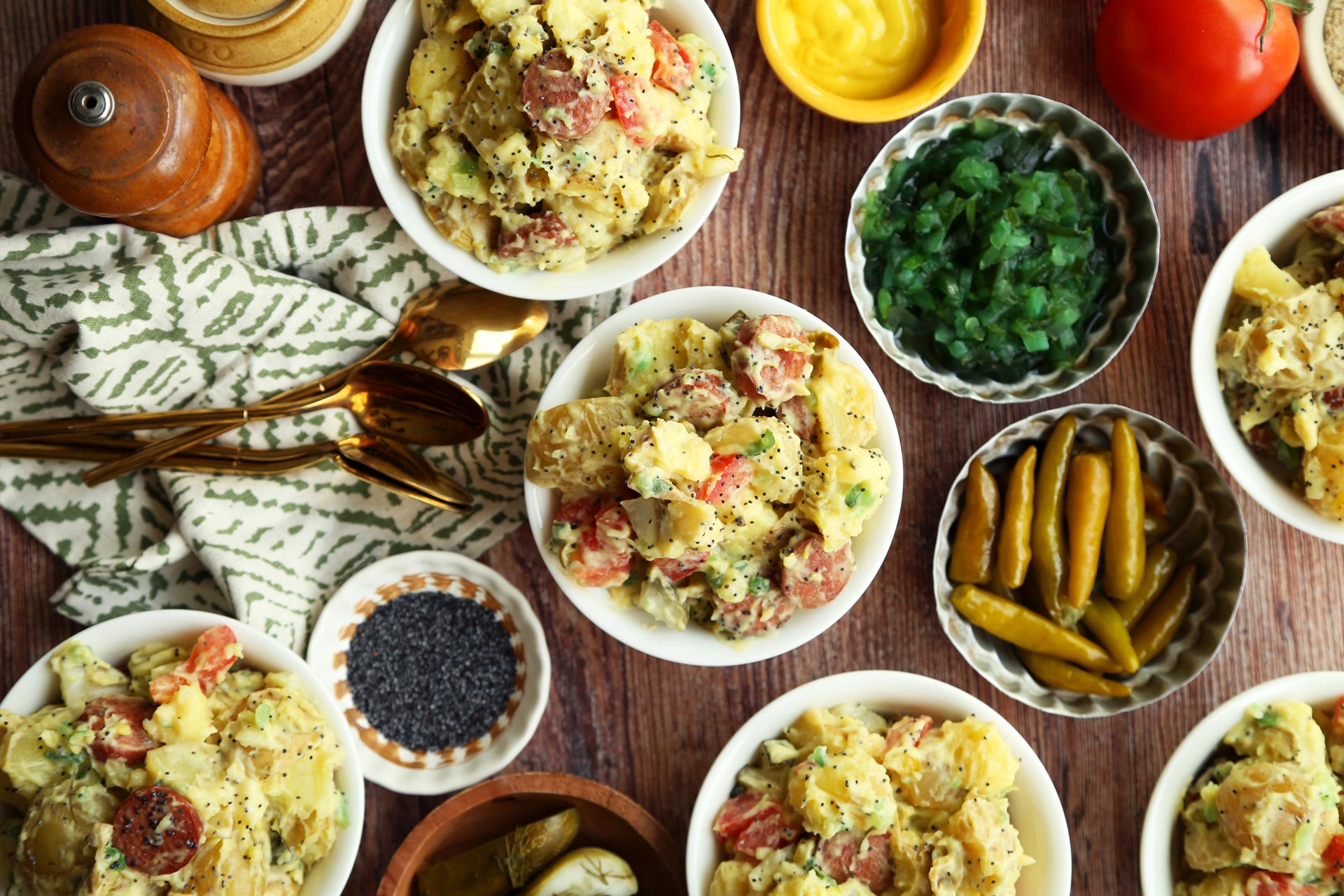 Chicago Dog Potato Salad - Jonathan Melendez