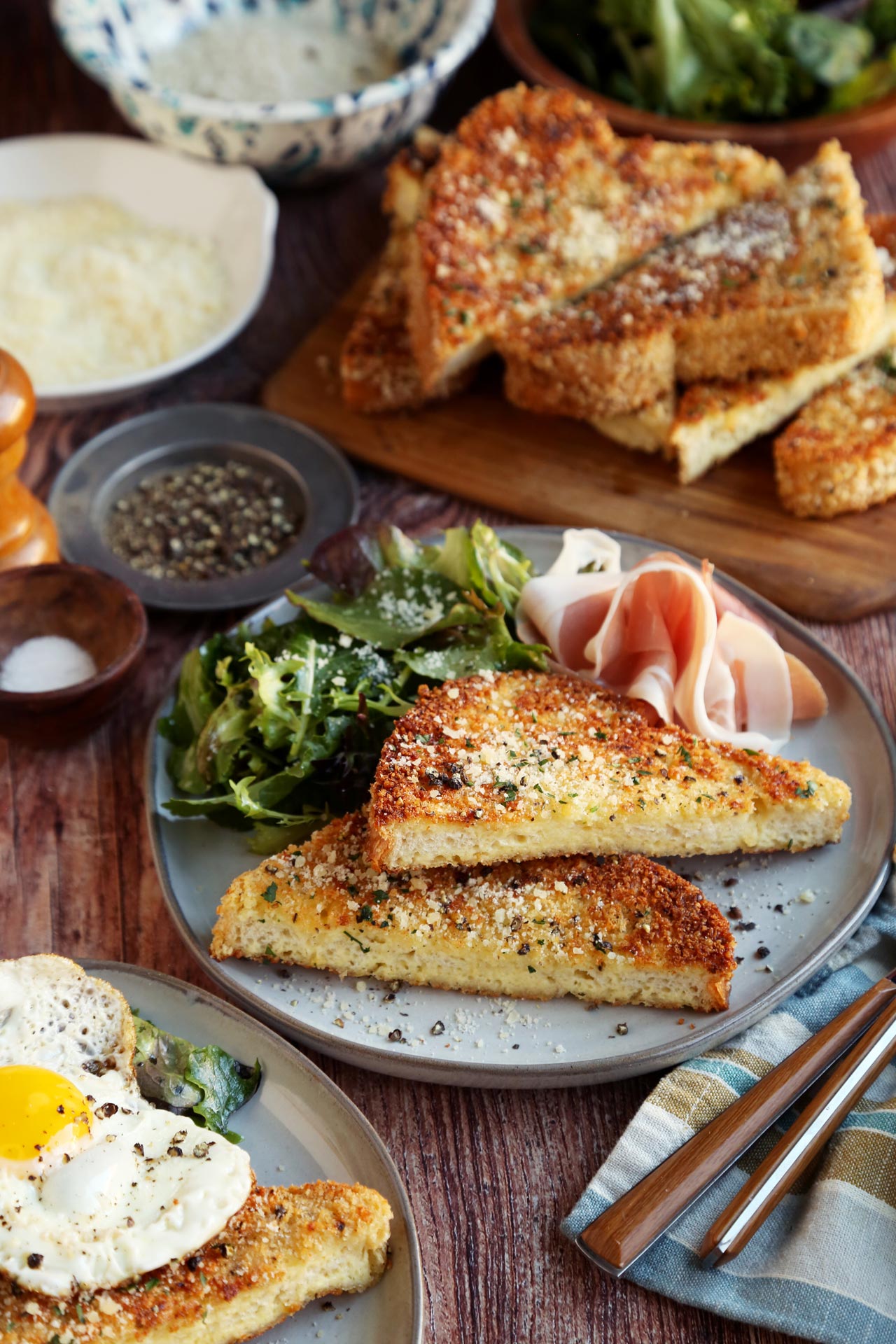 Savory Cacio e Pepe French Toast - Jonathan Melendez