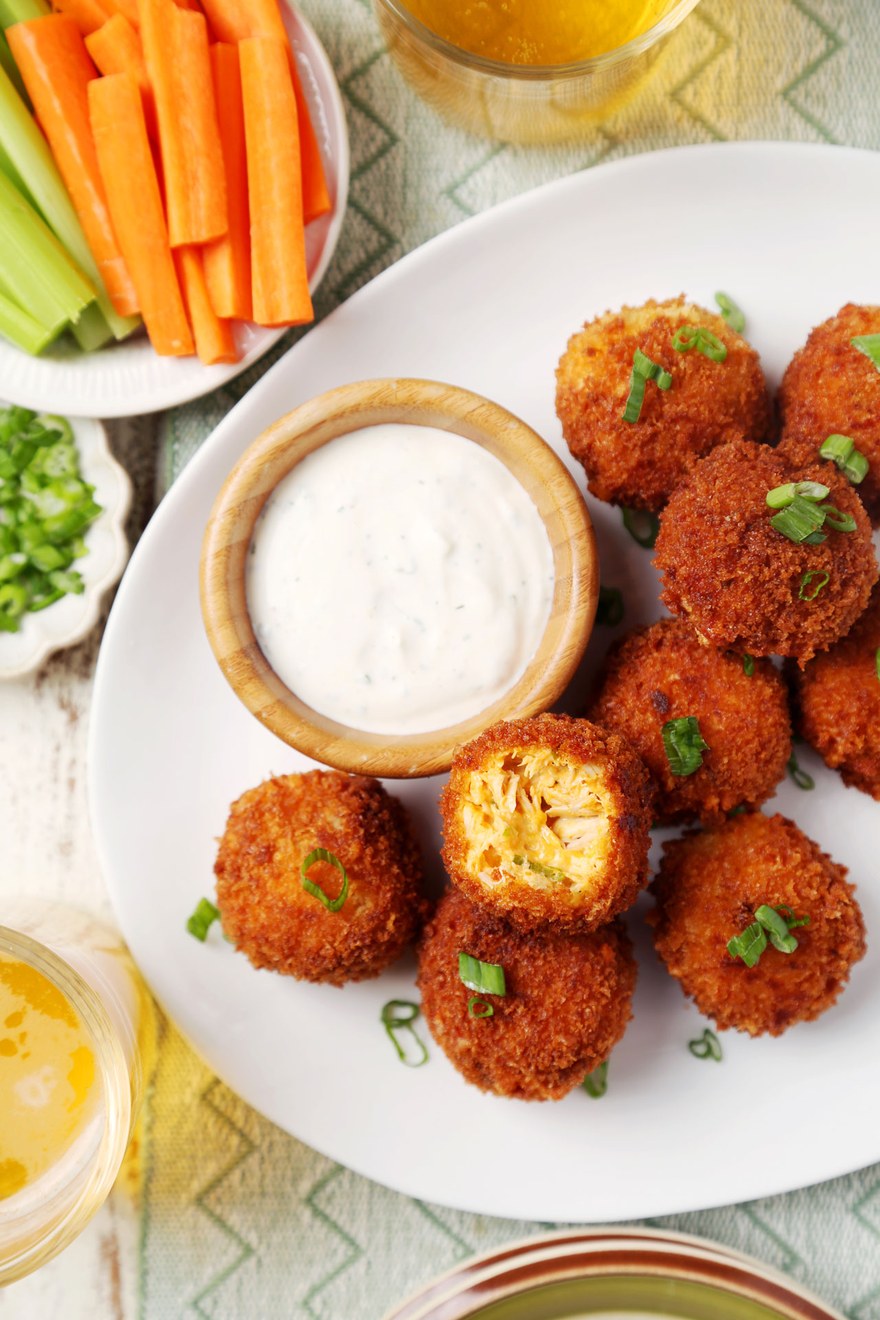 Crispy Buffalo Chicken Balls - Jonathan Melendez