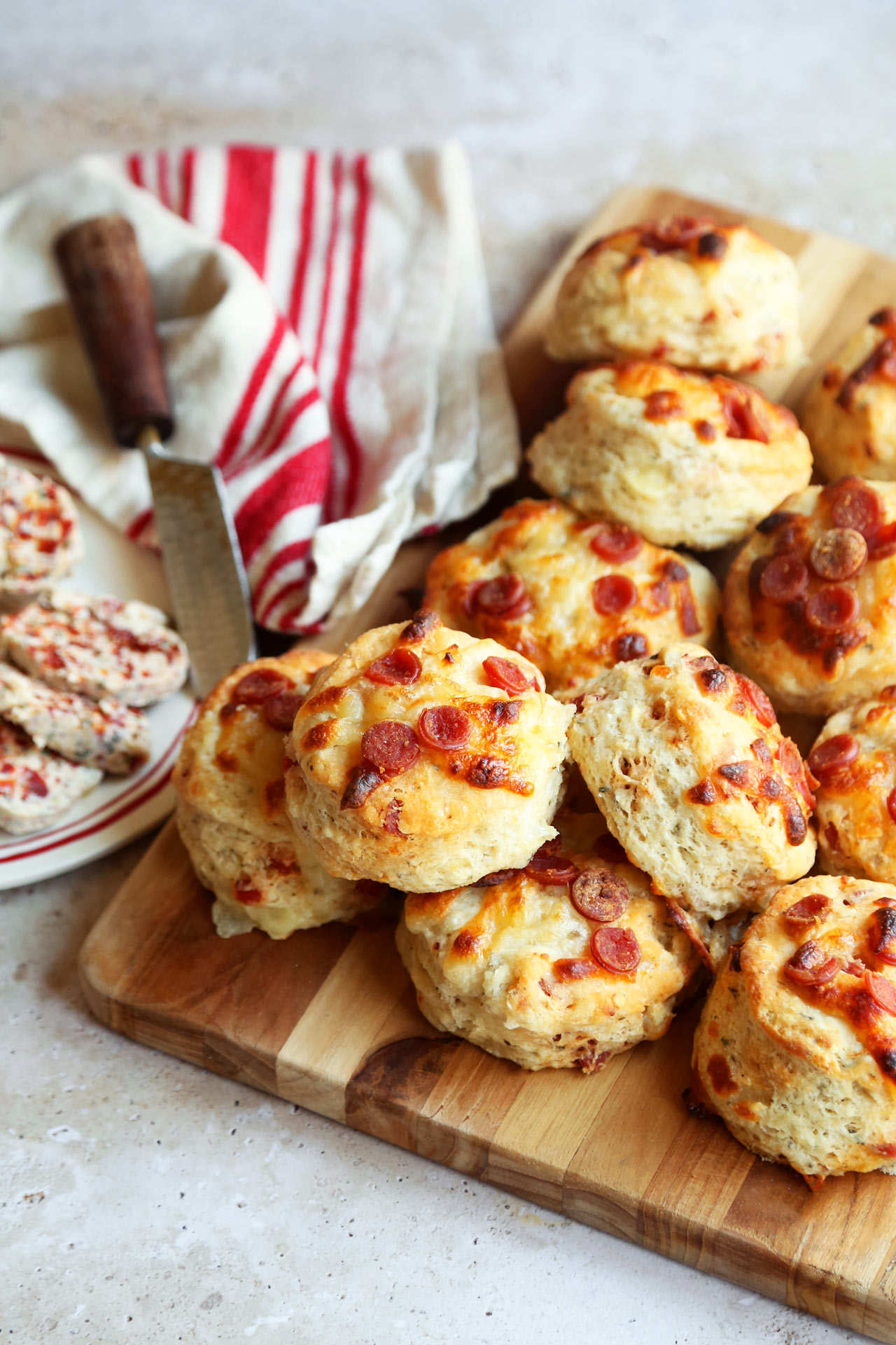 Pizza Biscuits with Pizza Compound Butter - Jonathan Melendez
